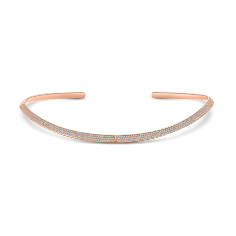 Edgy Elegance: Rebel Three-Row Choker by Amee Philips